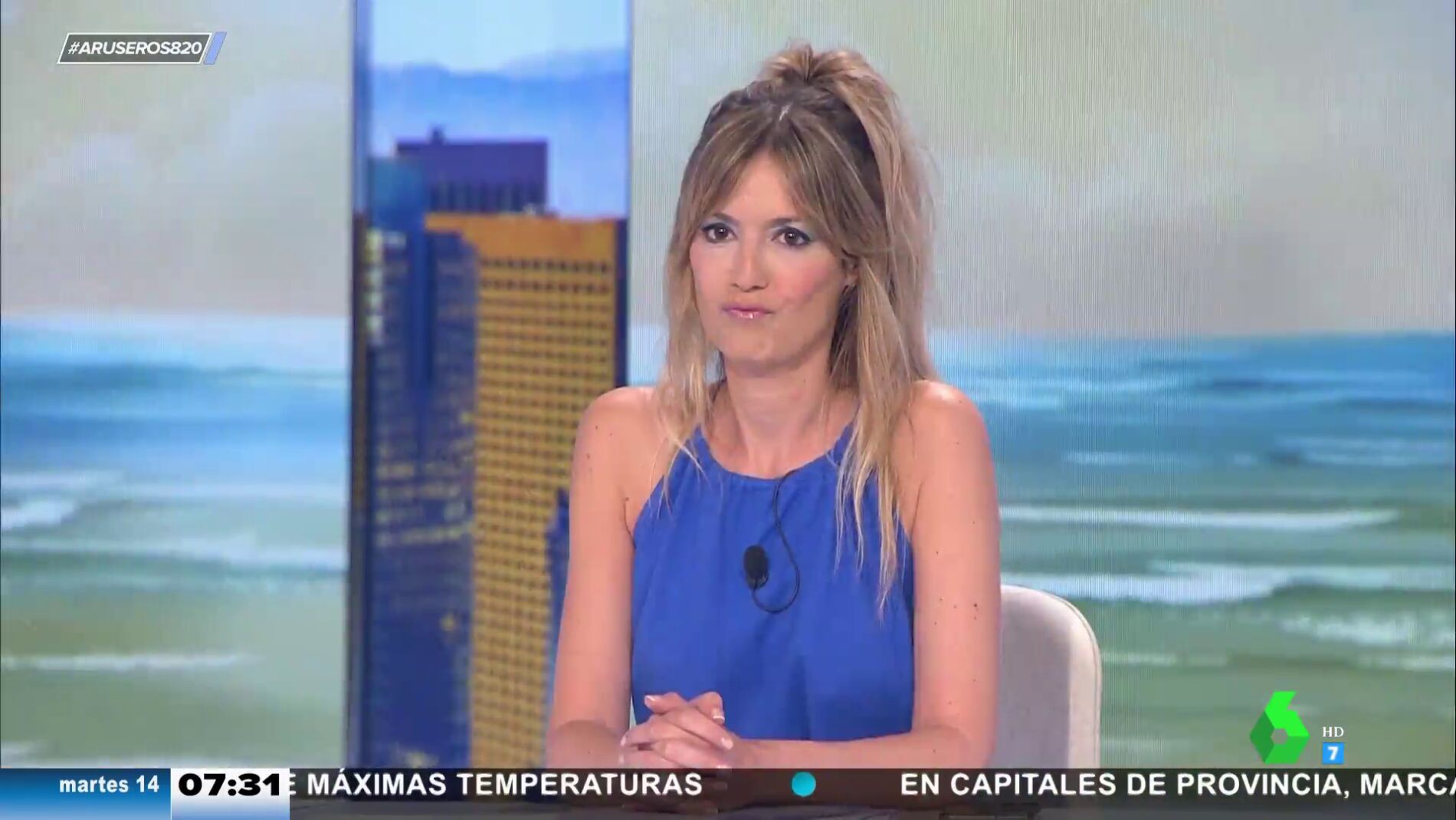 María Moya llega a Aruser@s sin haber dormido nada: este es el motivo