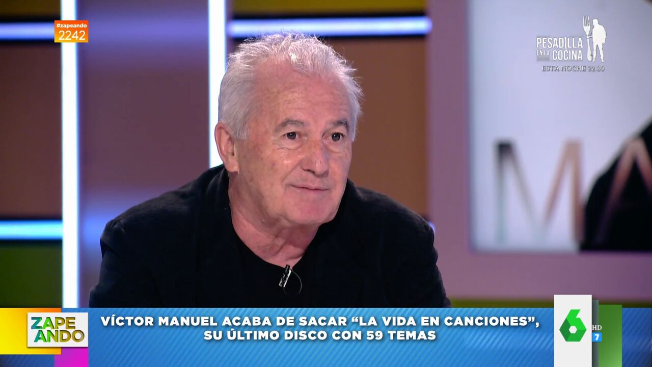 Víctor Manuel explica por qué llama a algunas de sus canciones ...