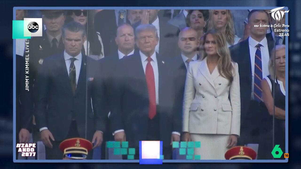Melania le hace una cobra de dedo a Trump: "Qué frialdad, si hubiese ...