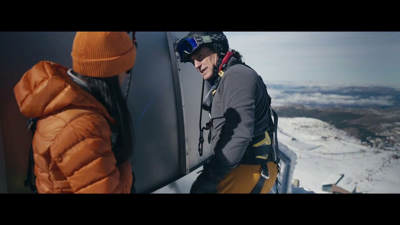 A casi 3.000 metros con 20 grados bajo cero: las condiciones extremas ...