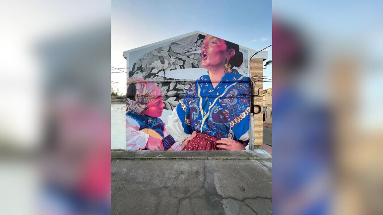Un mural del artista extremeño Sojo, elegido el mejor del mundo