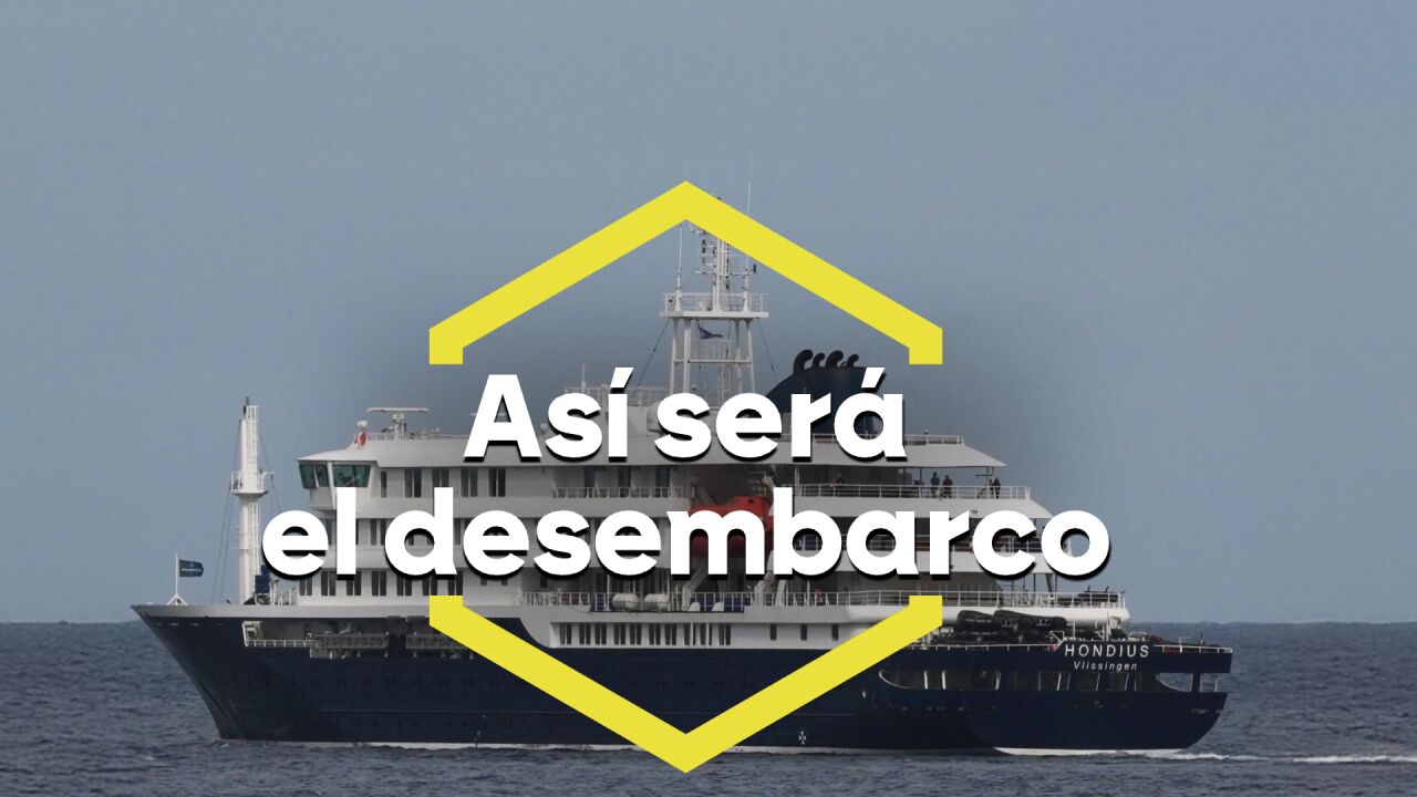 La operación para evacuar el crucero con hantavirus: lanchas hasta ...