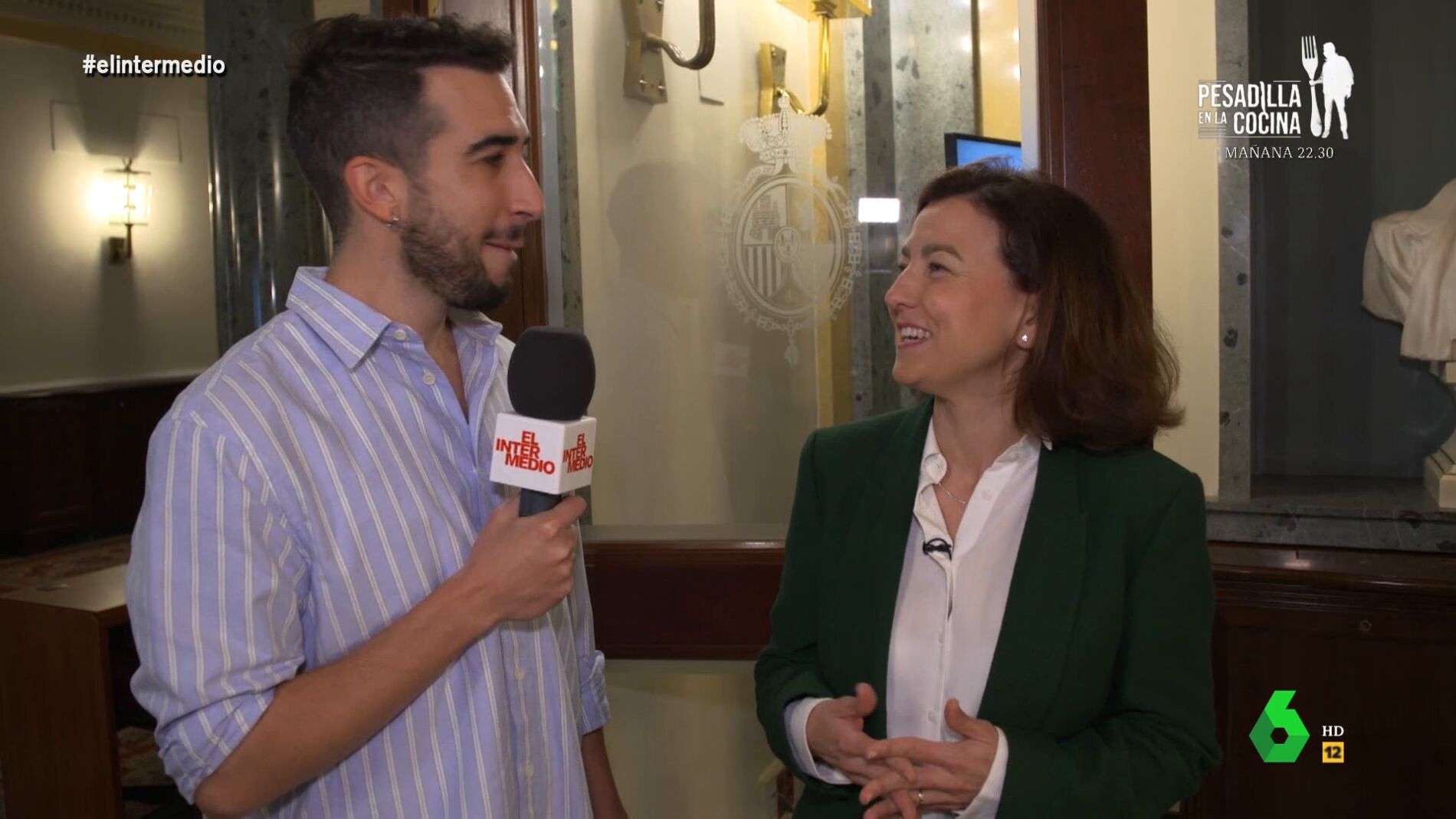 Isma Juárez visita el Senado con la portavoz del PSOE: "Reconozco que ...
