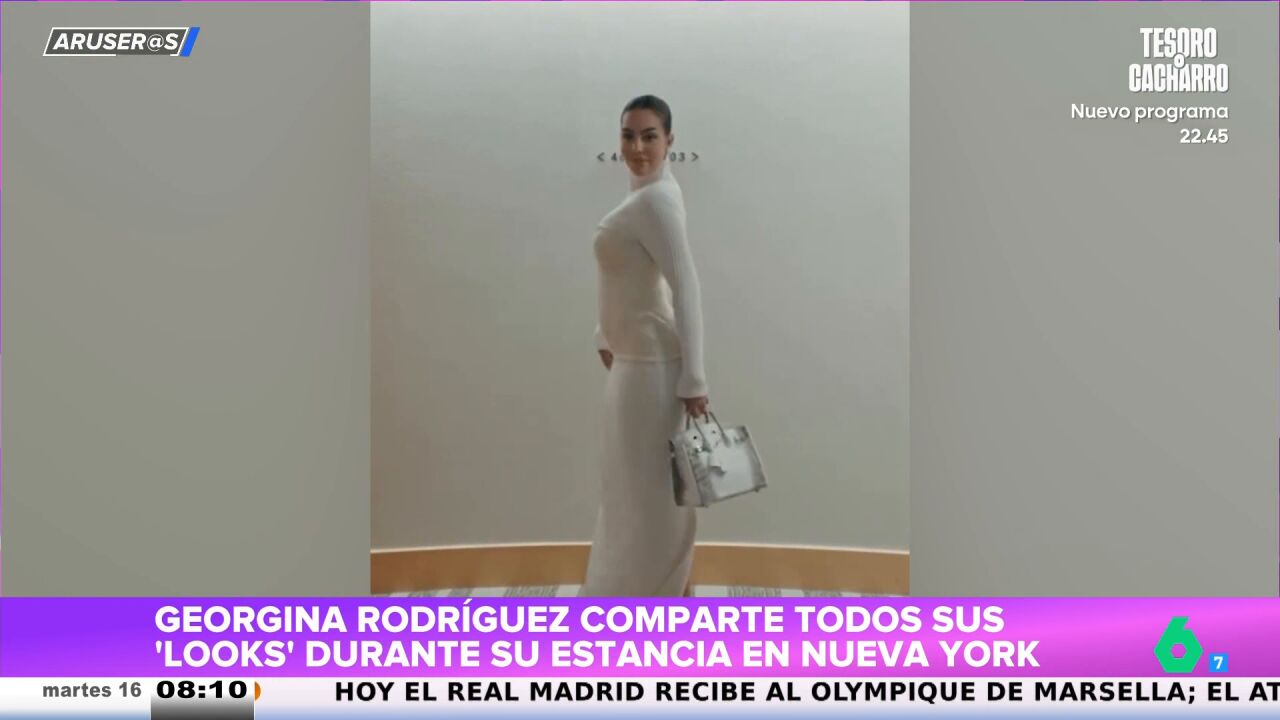 El vídeo viral de Georgina Rodríguez con sus looks en Nueva York ...
