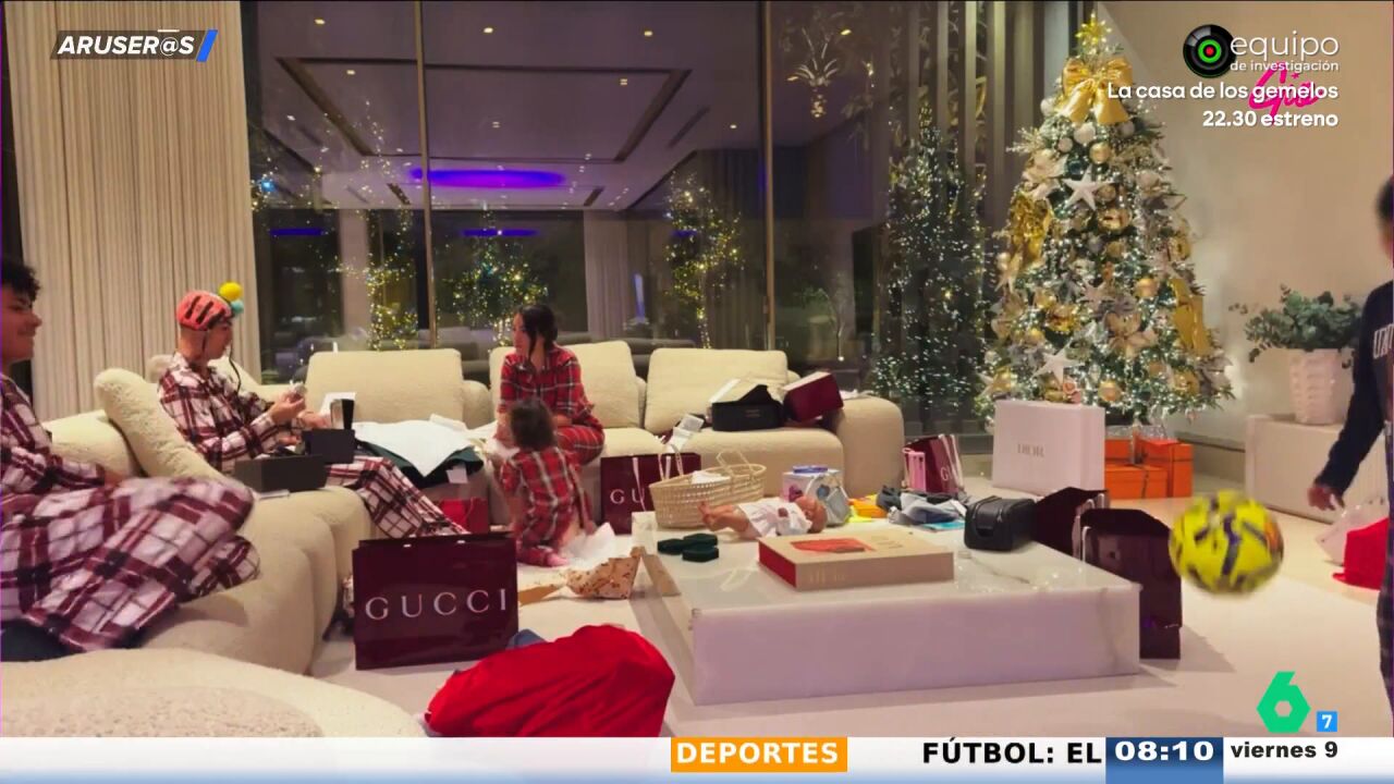 Alfonso Arús alucina con los lujosos regalos de los hijos de Cristiano ...
